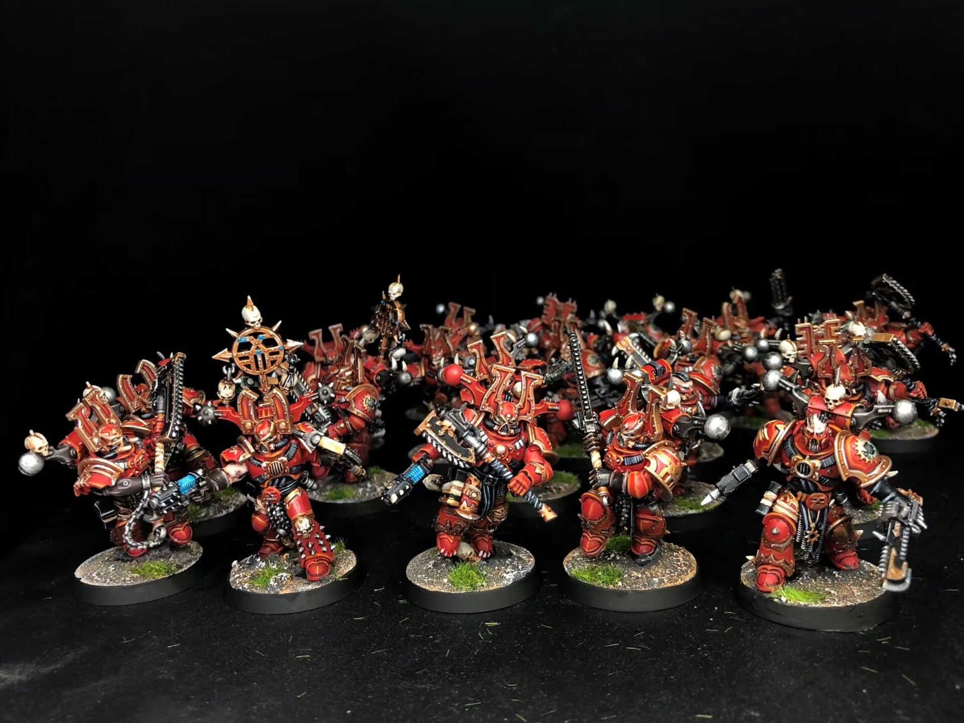 Painted Warhammer 40K World Eaters Army — Jucoci