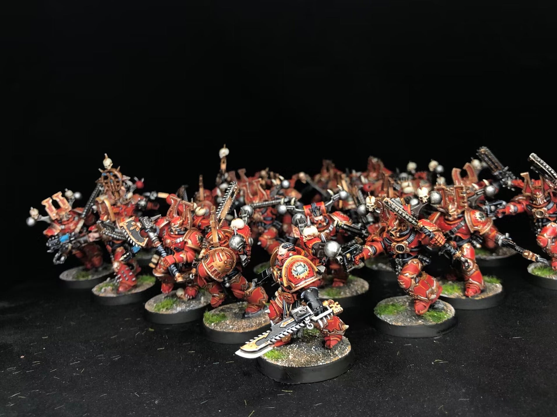 Painted Warhammer 40K World Eaters Army — Jucoci