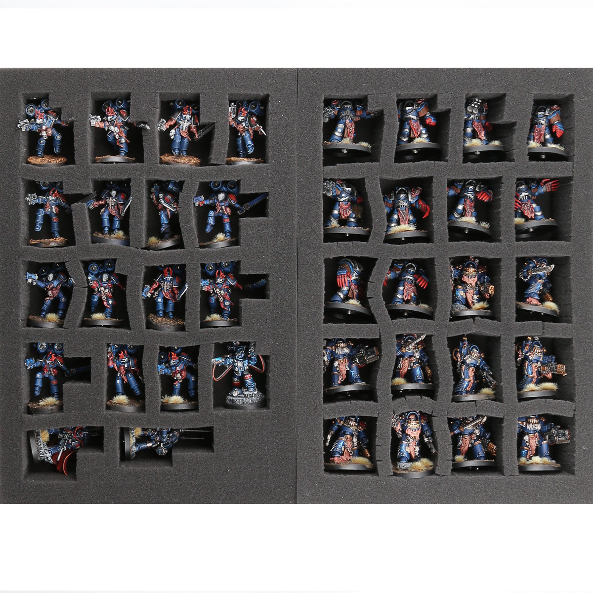 Jucoci Foam Miniatures Storage Case PRS3 (Infantry and Large Units Mix