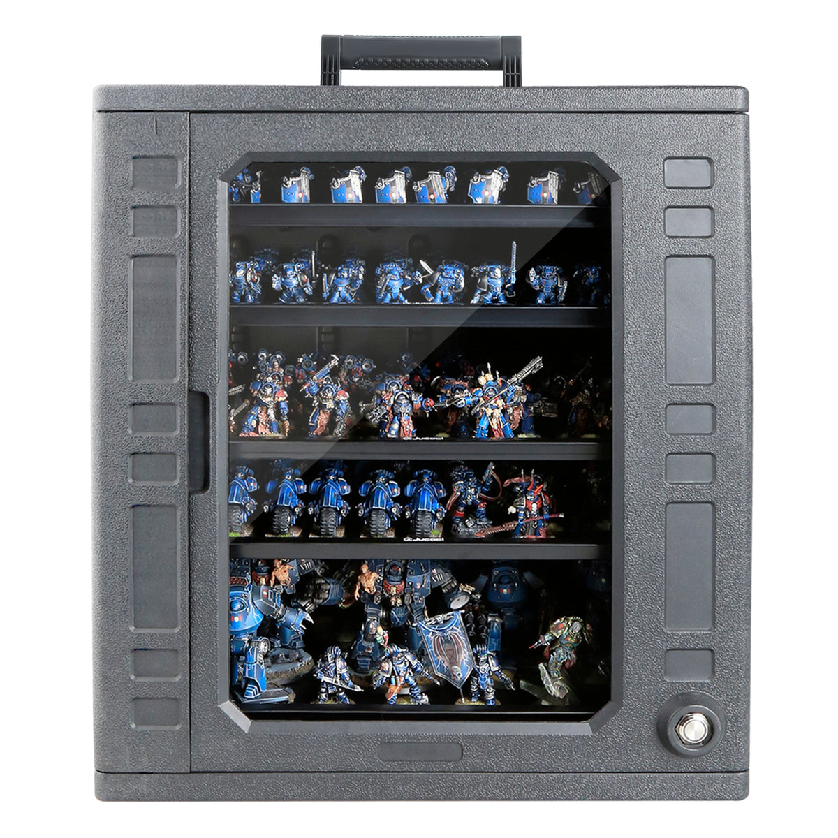 Jucoci Large Size Miniatures Carrying Storage Case With Light